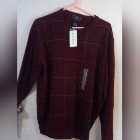 Dockers | Sweaters | Brand New Dockers Sweater Size L Burgundy | Poshmark